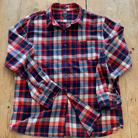J. Crew | Shirts | Mens Jcrew Classic Flannel Shirt | Poshmark